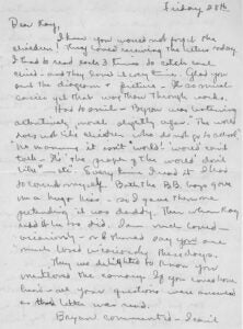 Yone Sugahara to Kay Sugahara (Letter) – Sugahara Project